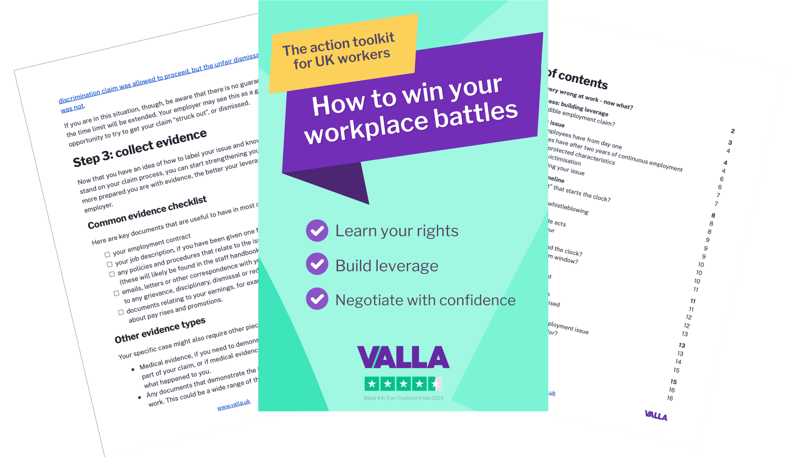 Employment Tribunal Action Toolkit | Free Templates & Guides - Valla